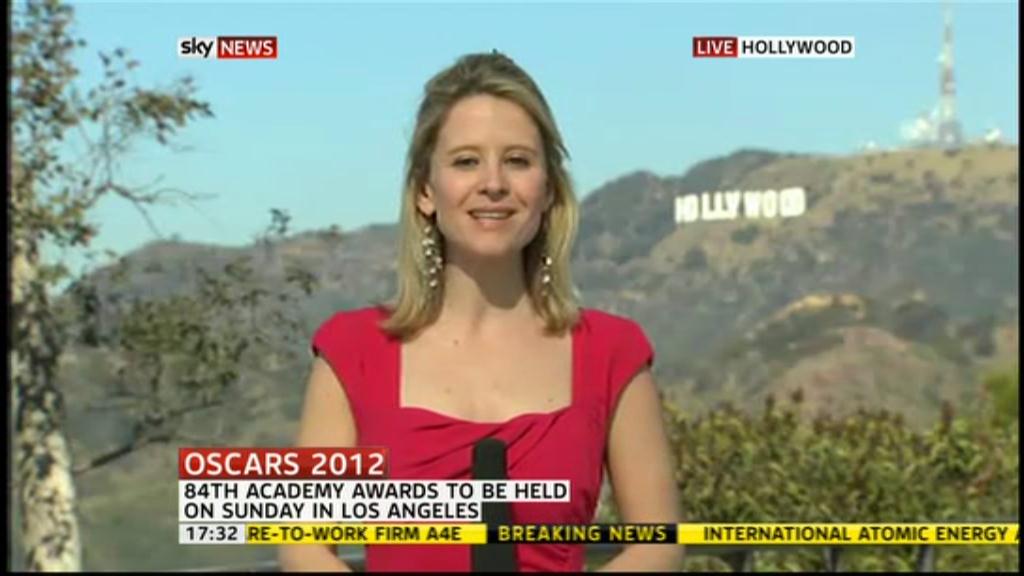 Images: Sky News' Jayne Secker and Lucy Cotter at the Oscars