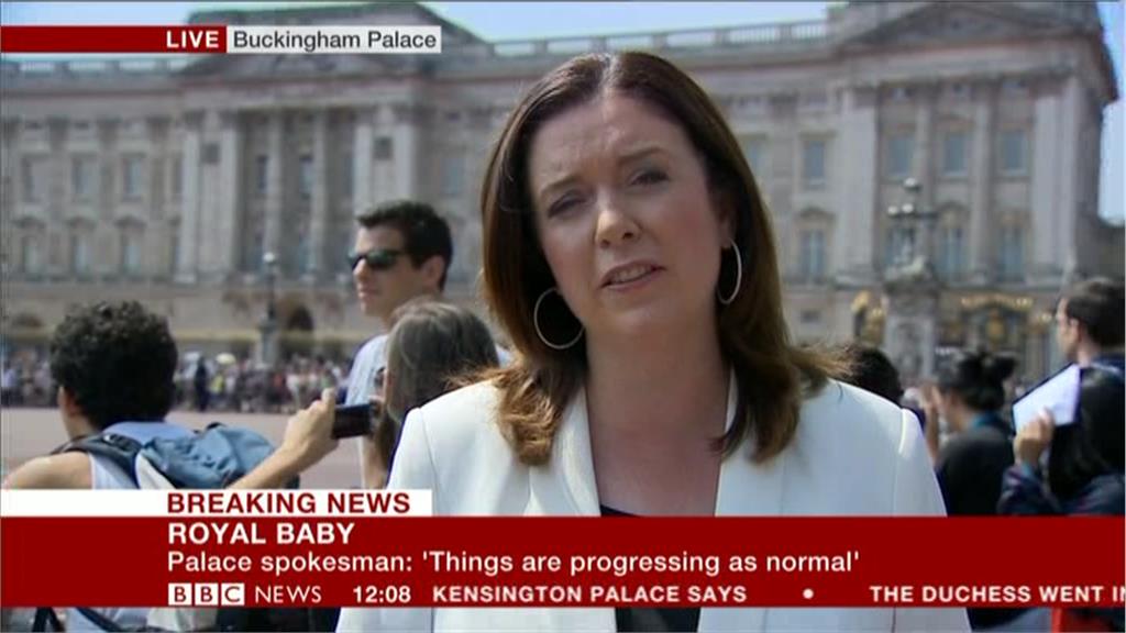 Royal Baby: Daniela Relph reporting from outside Buckingham Palace: